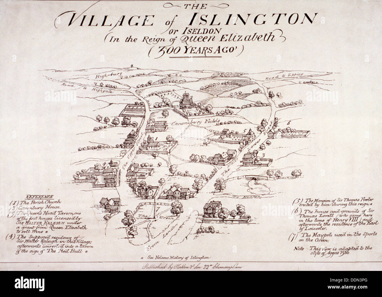 Map of elizabethan england hi-res stock photography and images - Alamy