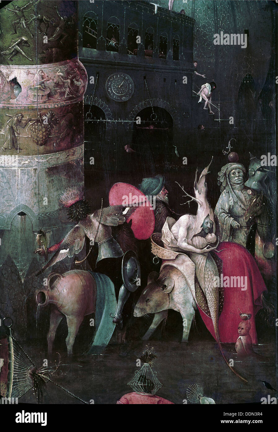 The Temptation of Saint Anthony (Detail of central panel of a triptych), Between 1495 and 1515 ...