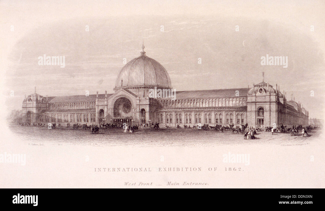 Cromwell Road, Kensington, London, 1862. Artist: John Le Keux Stock ...