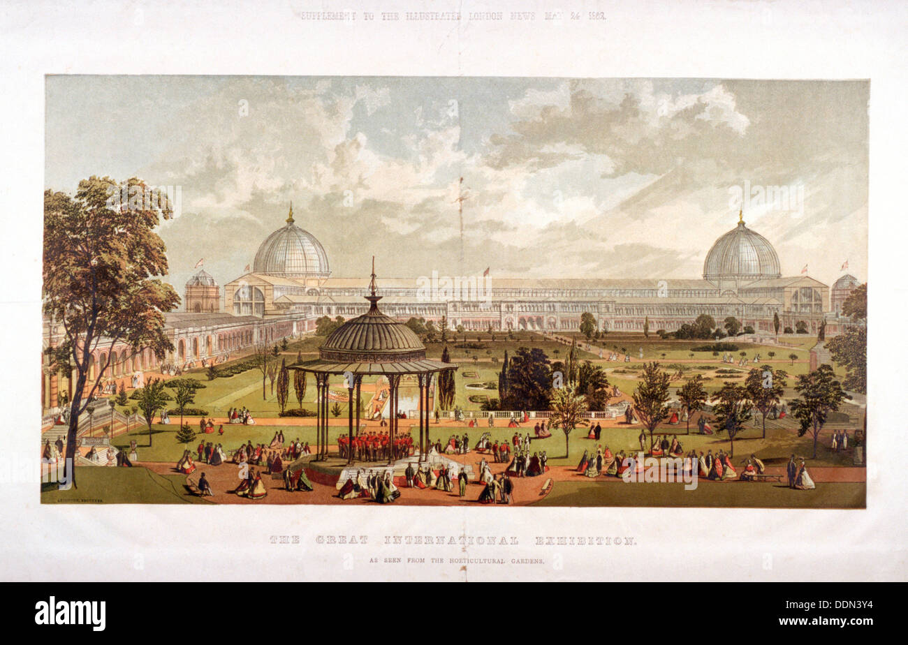 Cromwell Road, Kensington, London, 1862. Artist: Anon Stock Photo - Alamy