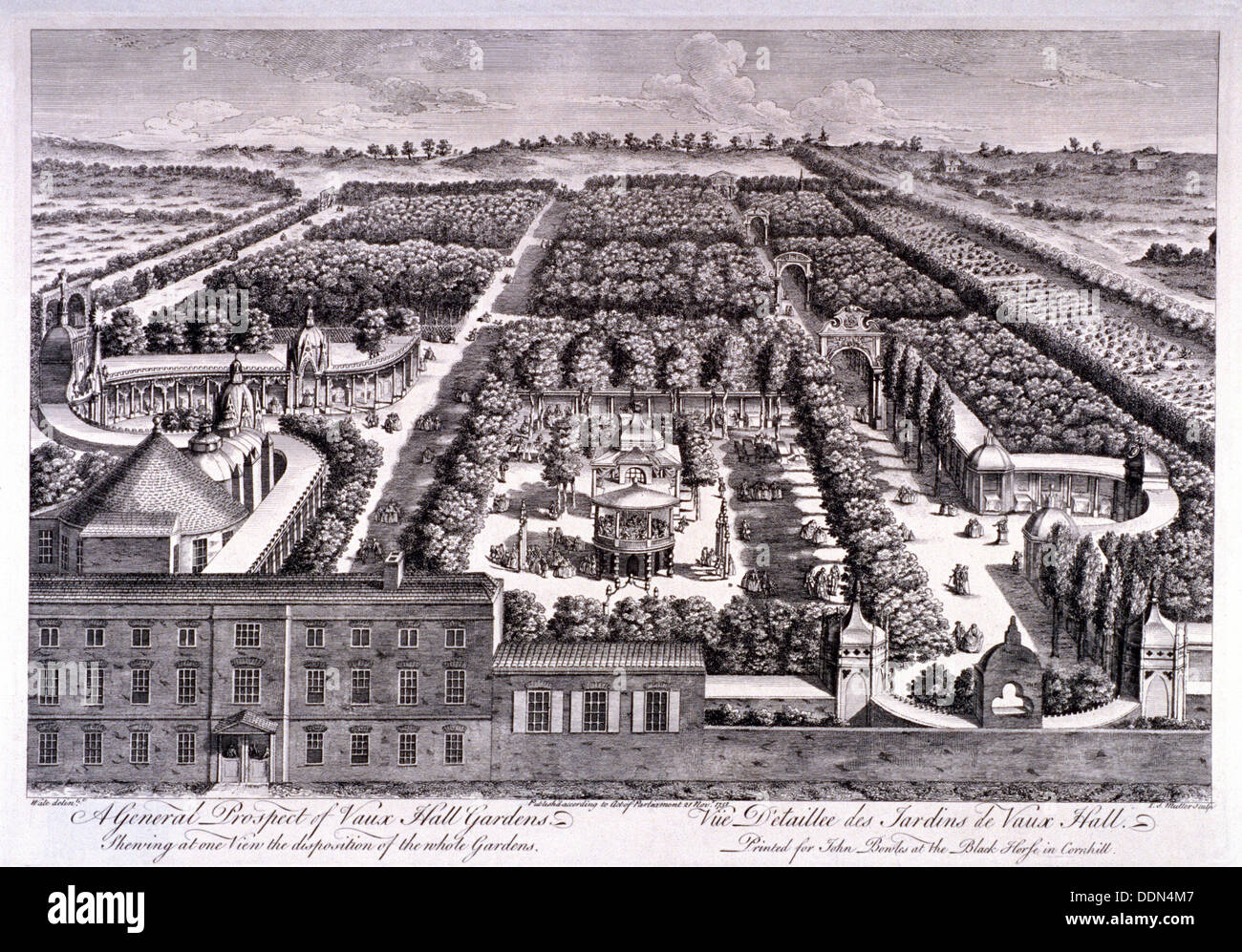 Vauxhall Gardens, Lambeth, London, 1751. Artist: Johann Sebastian ...