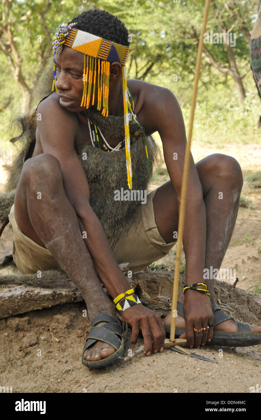 Hadzabe hi-res stock photography and images - Alamy