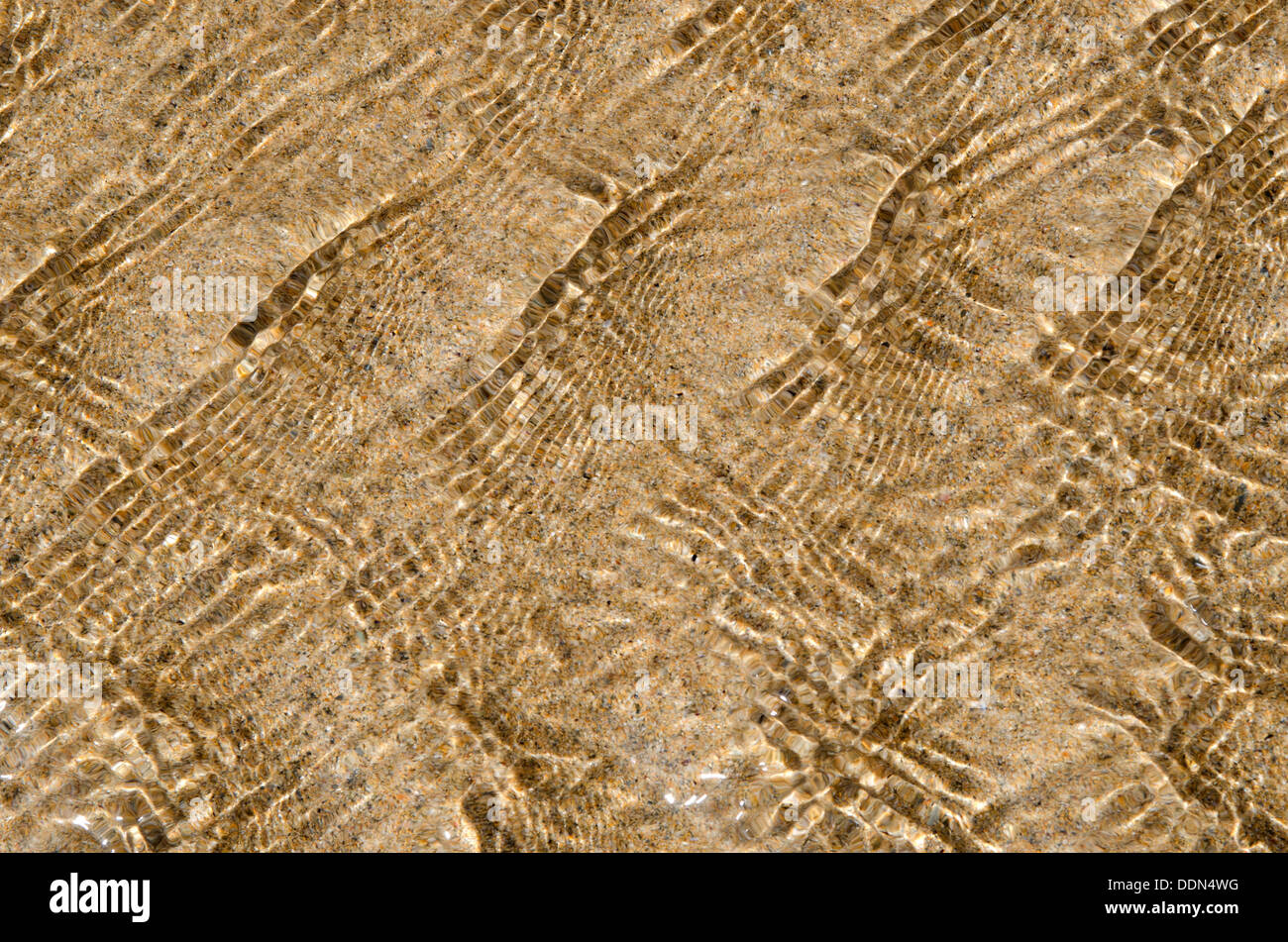 Water on sand texture Stock Photo - Alamy
