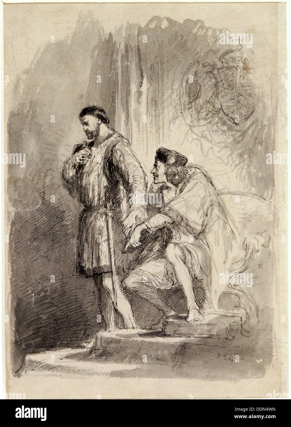 King Richard III, c1856-c1859. Artist: Sir John Gilbert Stock Photo - Alamy