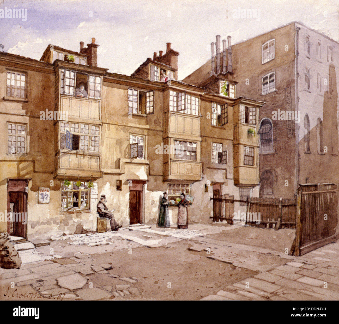 London 19th century alley hi-res stock photography and images - Alamy