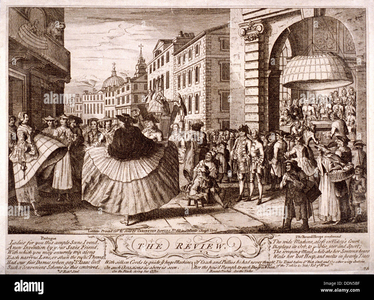 The review ..., Soho, London, 1750. Artist: Anon Stock Photo - Alamy