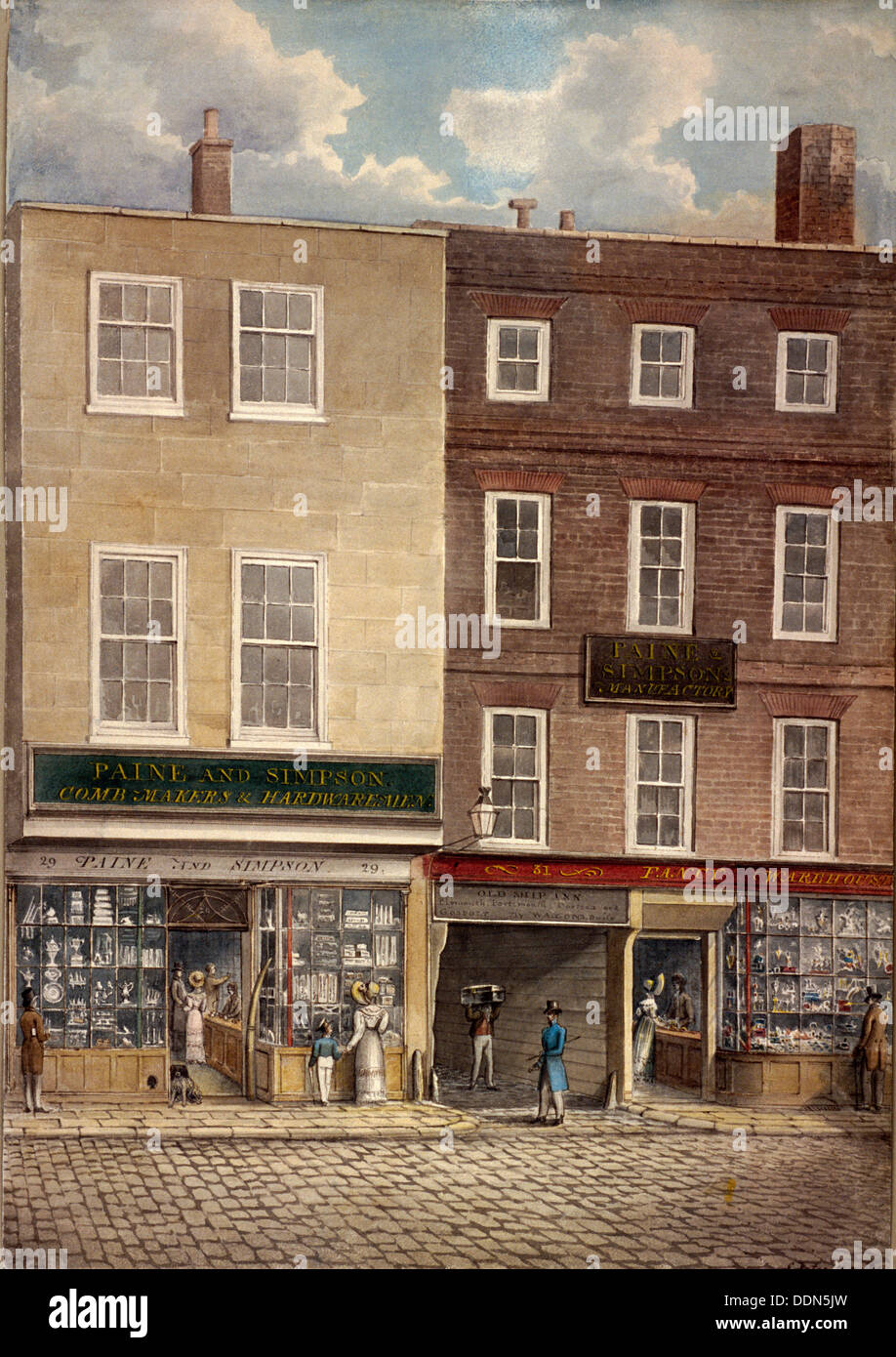 London 19th Century Alley High Resolution Stock Photography and Images ...