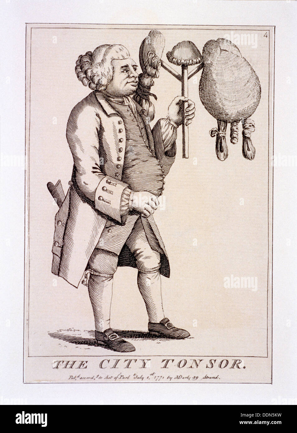 'The City Tonsor', 1771. Artist: Anon Stock Photo - Alamy