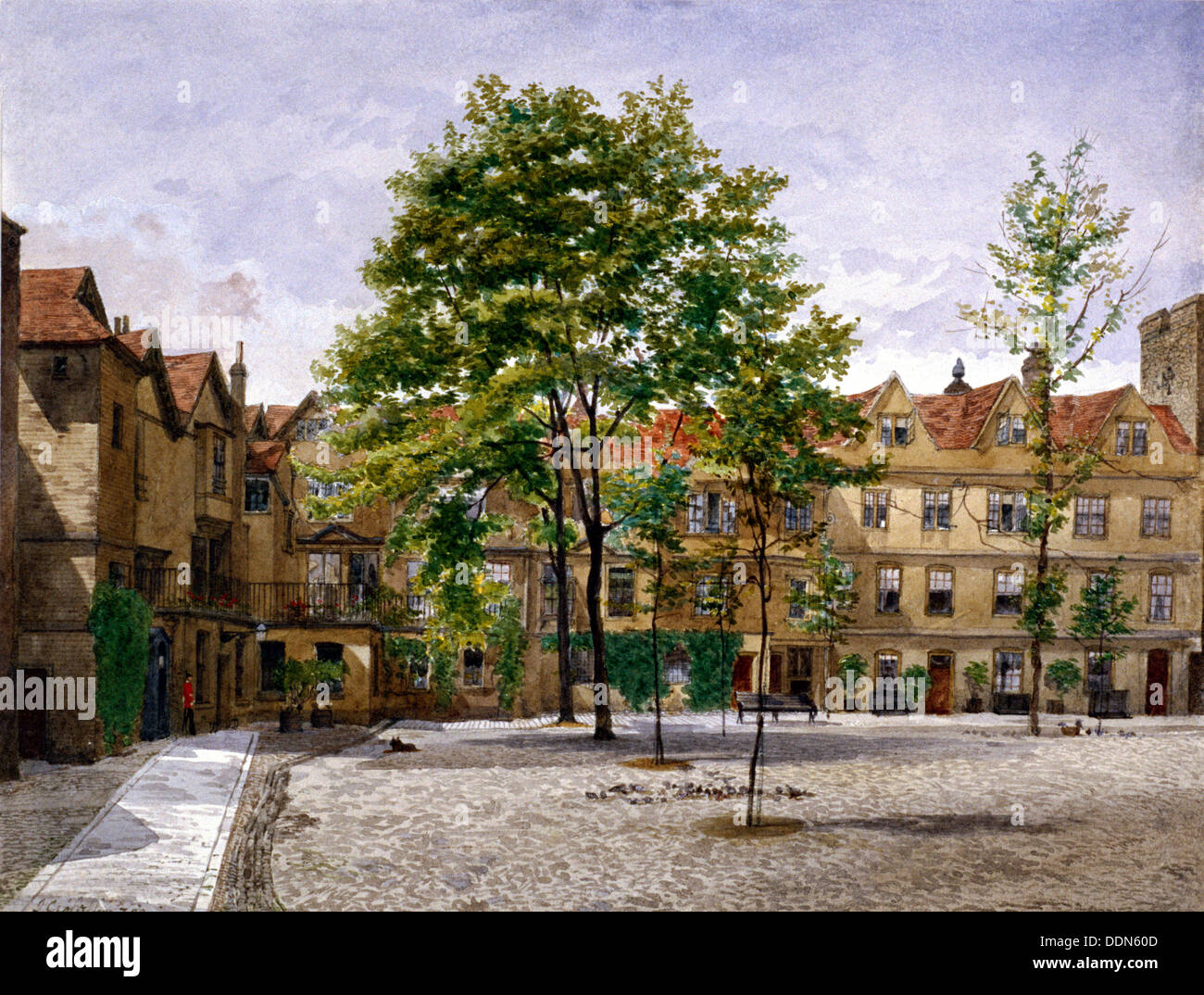 Tower of London, London, 1883. Artist: John Crowther Stock Photo - Alamy