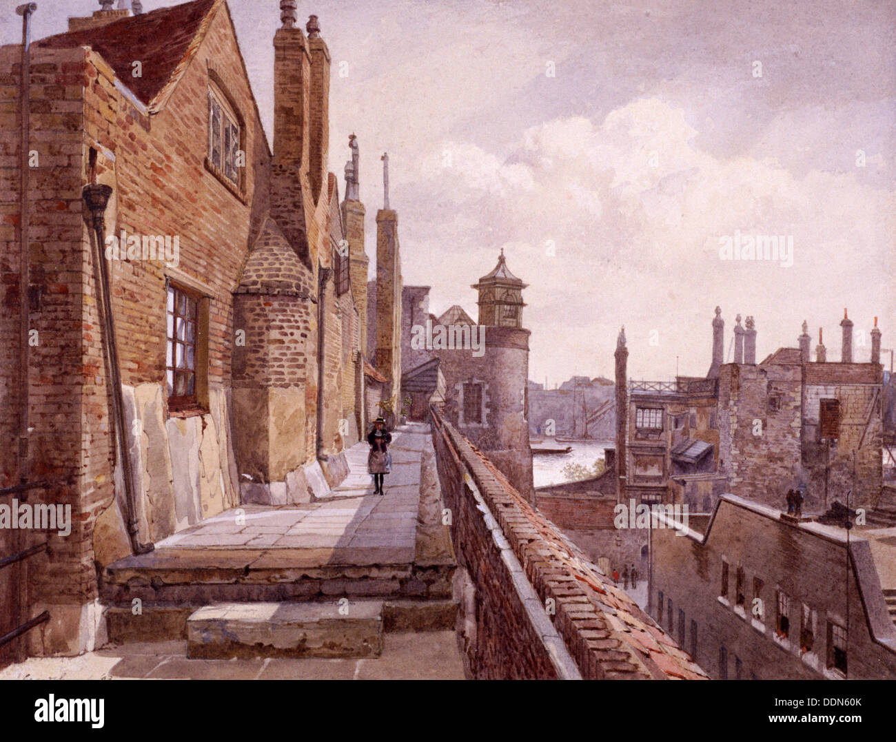Tower of London, London, 1883. Artist: John Crowther Stock Photo - Alamy