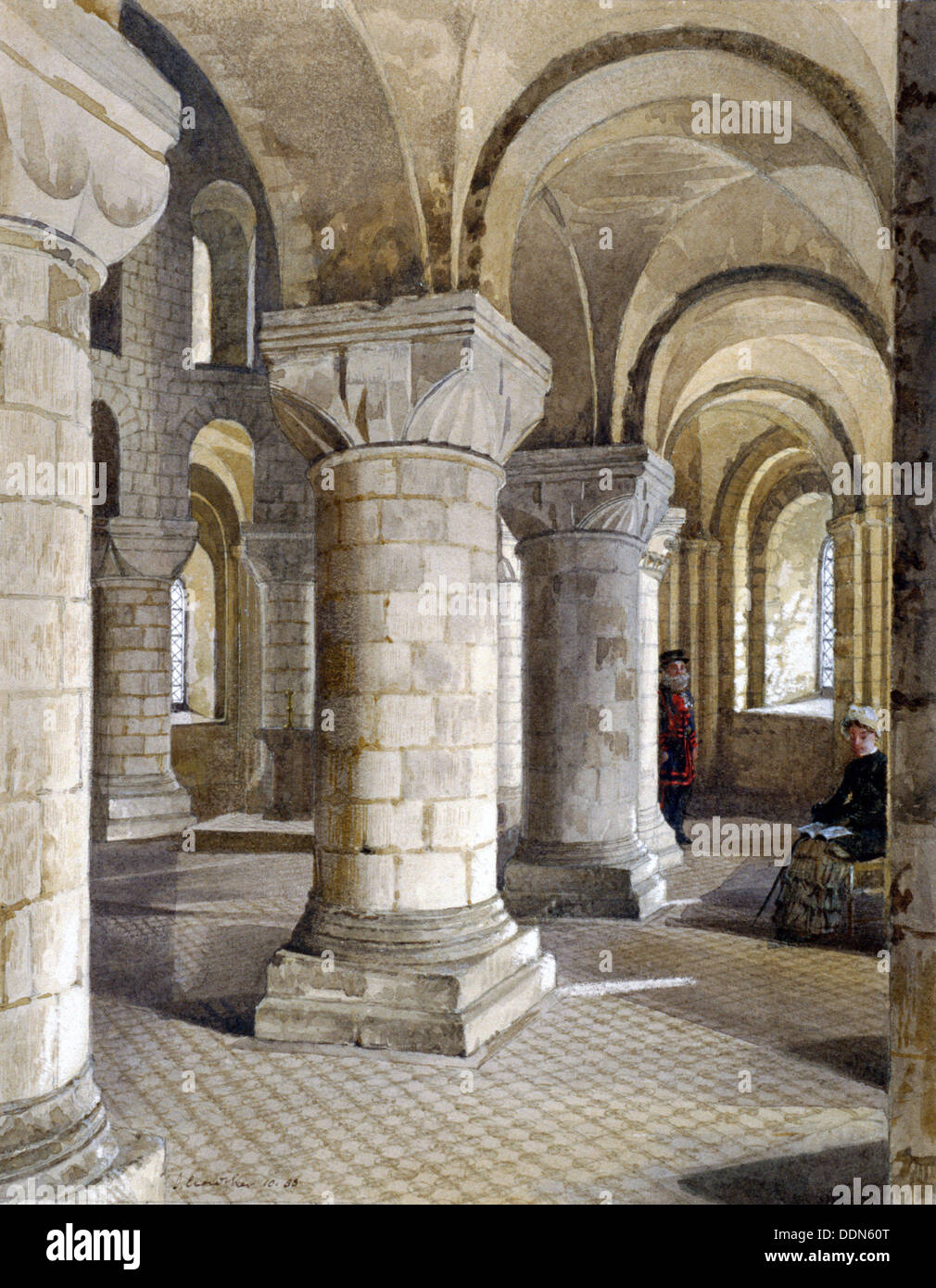 Tower of London, London, 1883. Artist: John Crowther Stock Photo - Alamy