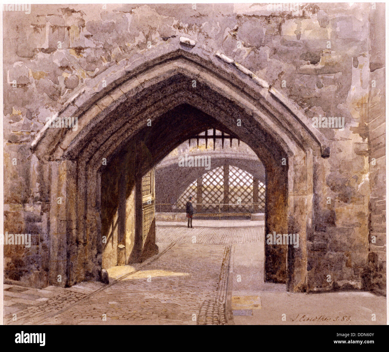 Tower of London, London, 1883. Artist: John Crowther Stock Photo - Alamy