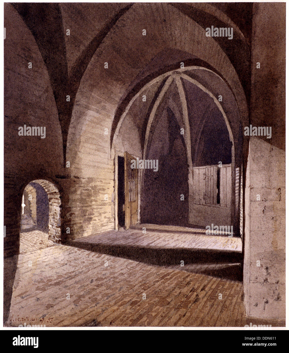 Tower of London, London, 1883. Artist: John Crowther Stock Photo - Alamy