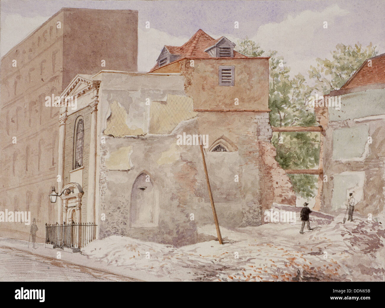 St Alfege, London Wall, London, 1880. Artist: Anon Stock Photo - Alamy