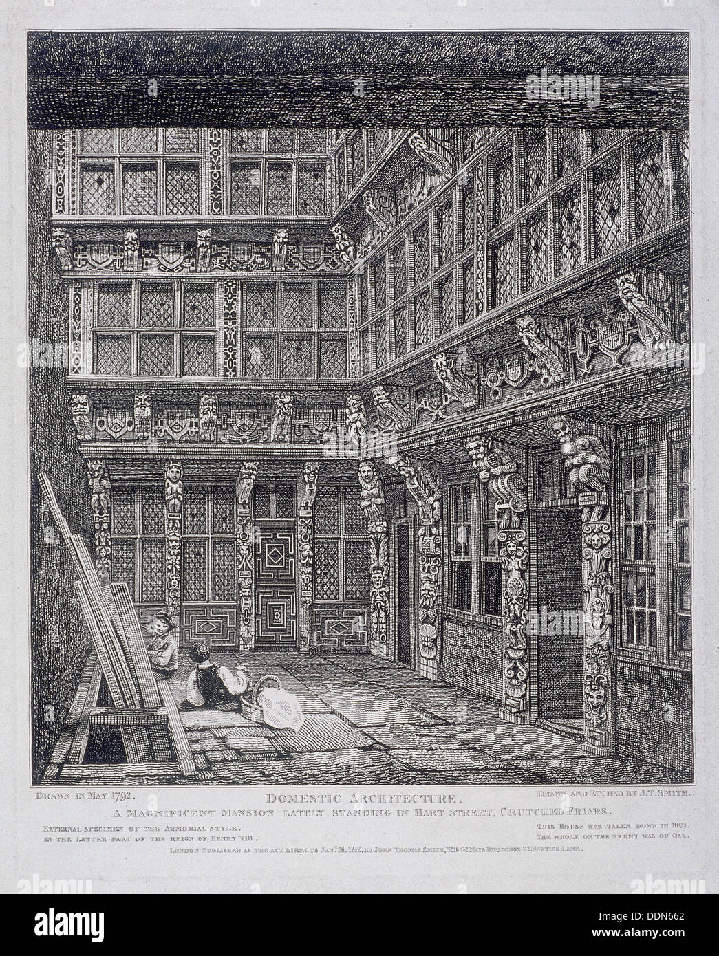 Mansion of Sir Richard (Dick) Whittington in Hart Street, Crutched ...