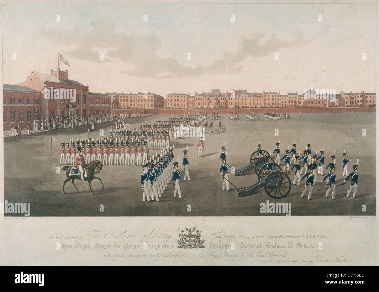 Scene of Honourable Artillery Company, City Road, Finsbury, Islington ...