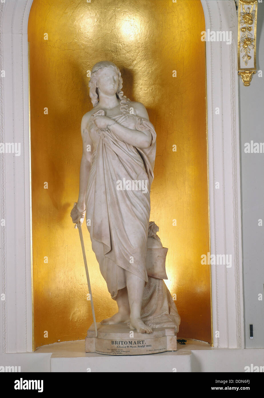 Britomartis. 1861. Artist: Edward William Wyon Stock Photo - Alamy