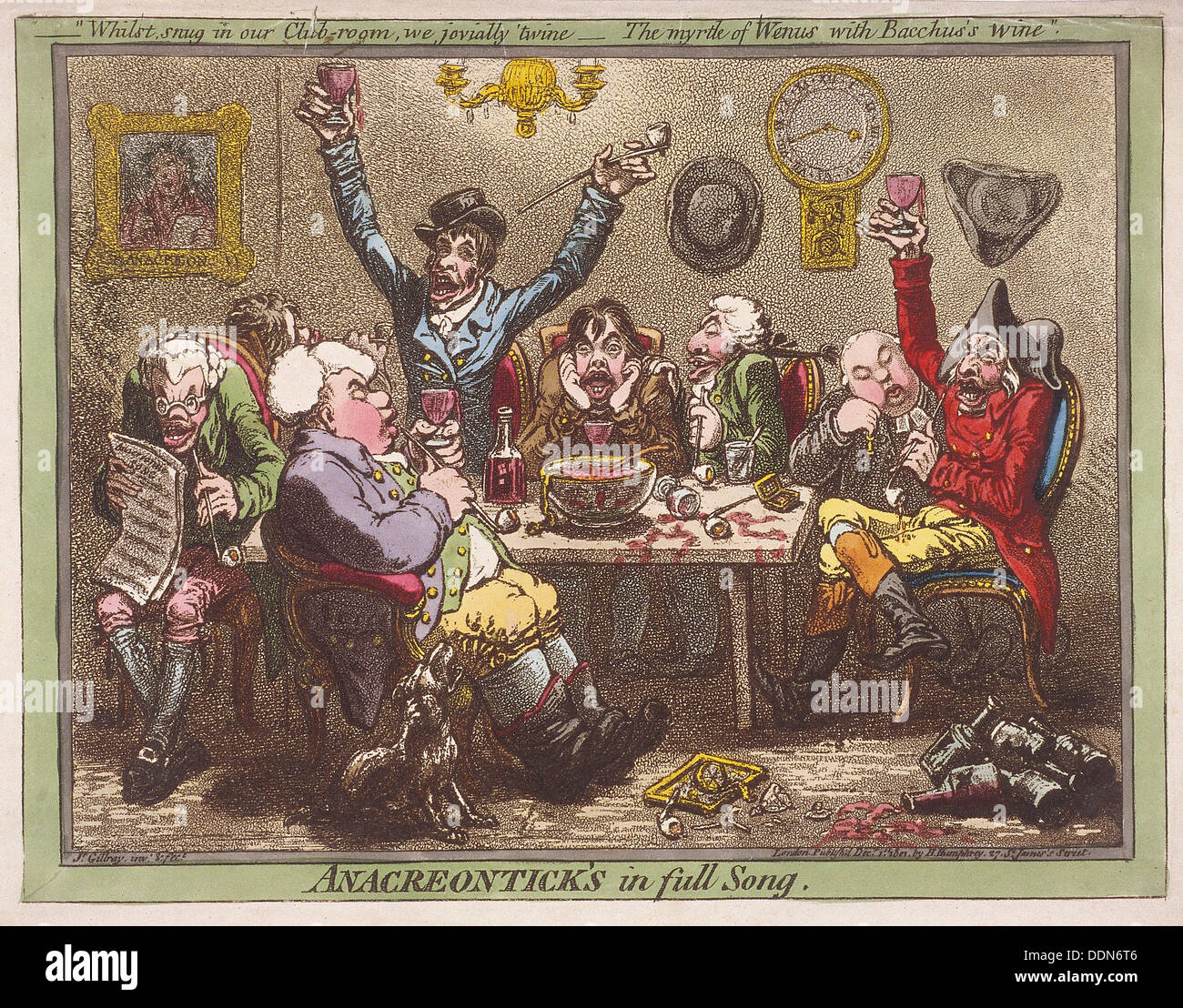 Anacreon society hi-res stock photography and images - Alamy