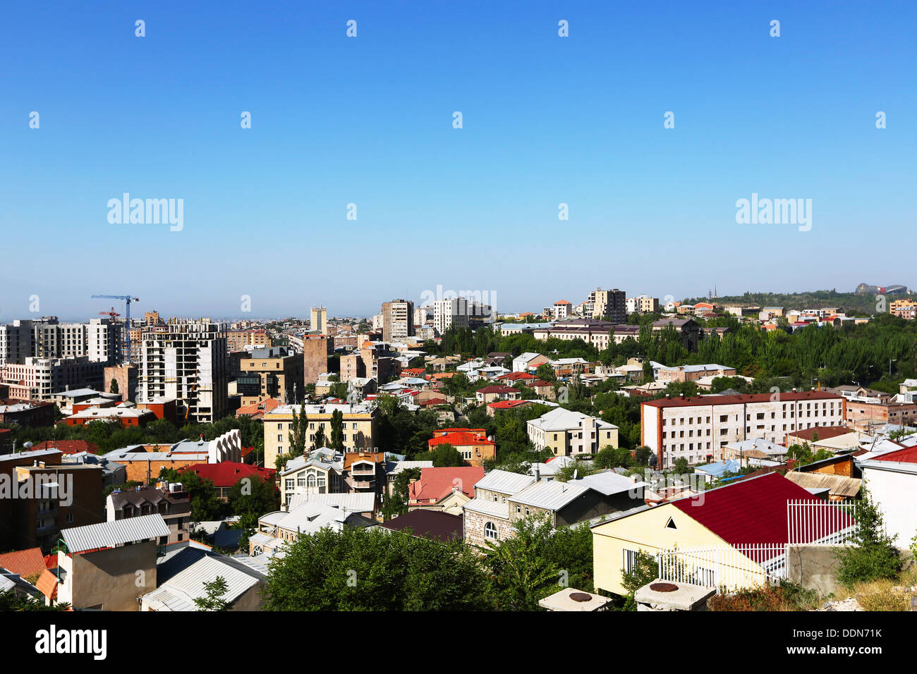 Cityscape yerevan capital armenia aerial hi-res stock photography and ...