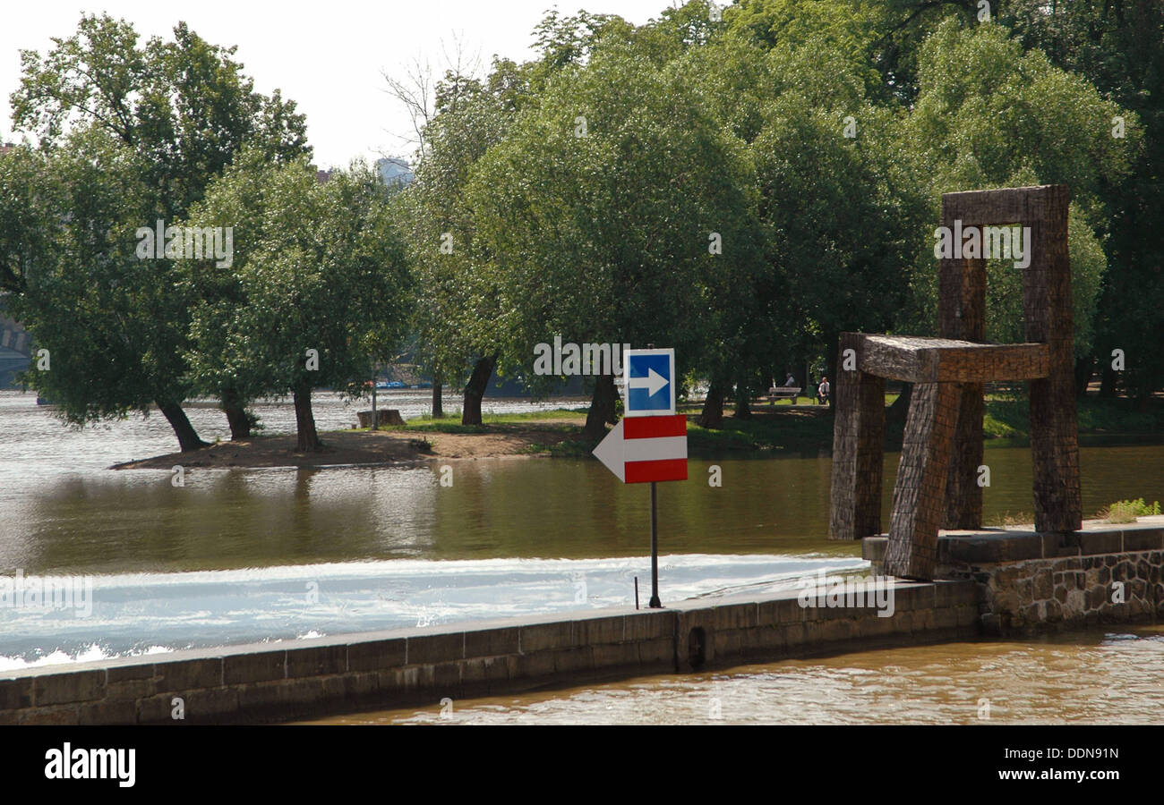 Kampa Island and Certovka river scenery Prague Czech Republic Stock ...