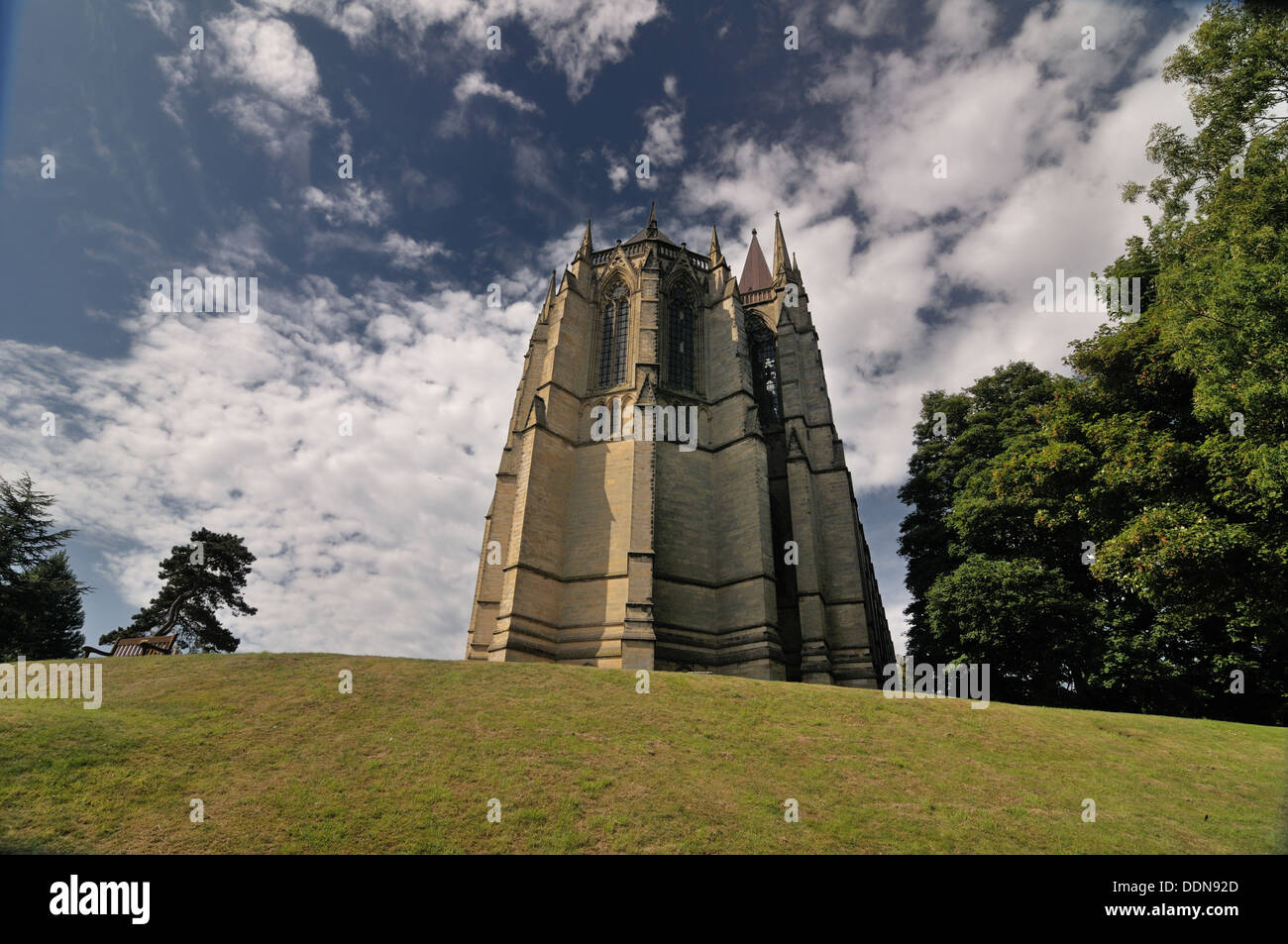 Lancing college chapel west sussex Stock Photo - Alamy