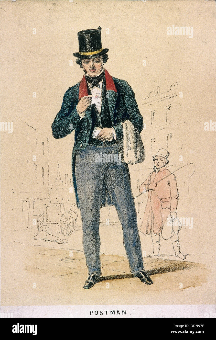 19th century postman uniform hi-res stock photography and images - Alamy