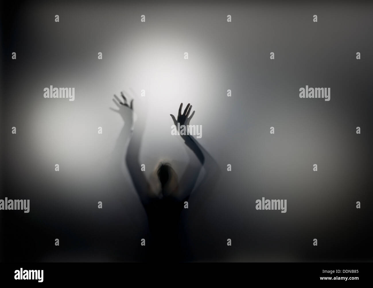 Single person silhouette hi-res stock photography and images - Alamy