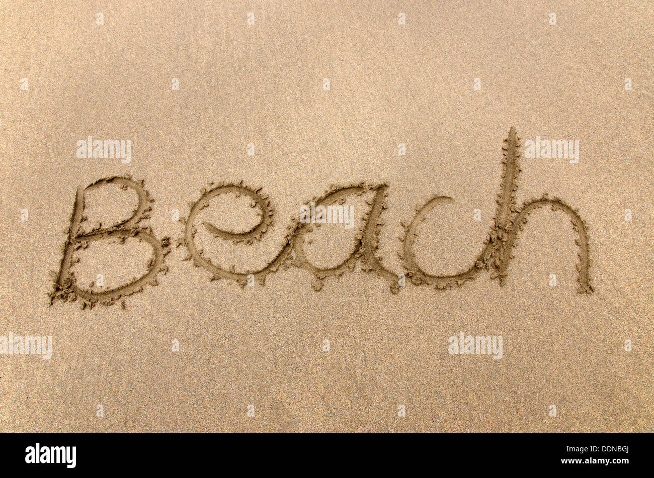 Beach word art hi-res stock photography and images - Alamy