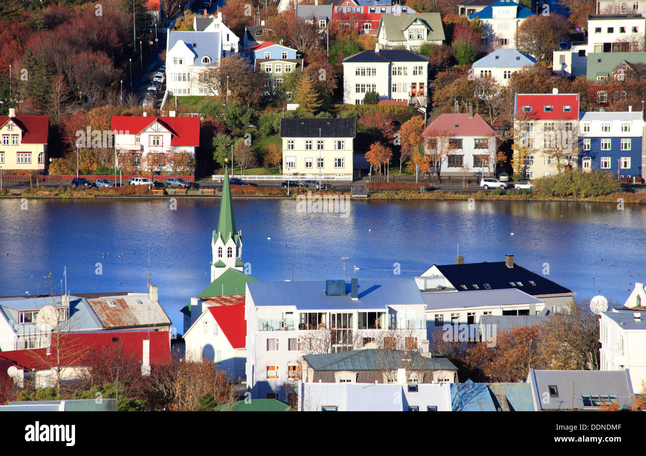 Frikirkja and tjoernin hi-res stock photography and images - Alamy