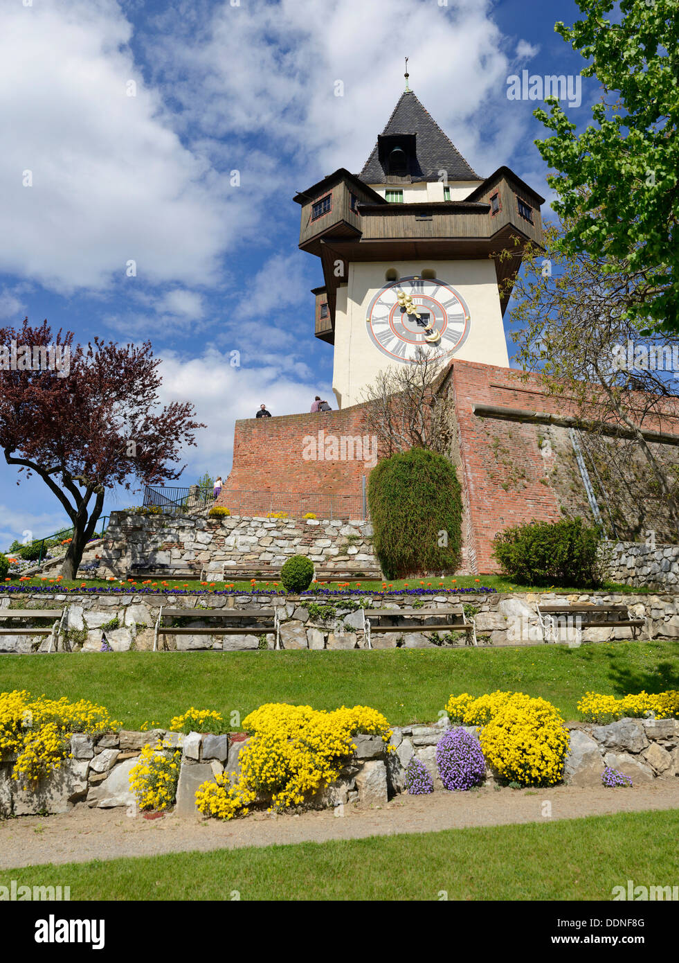 The graz clock tower hi-res stock photography and images - Alamy