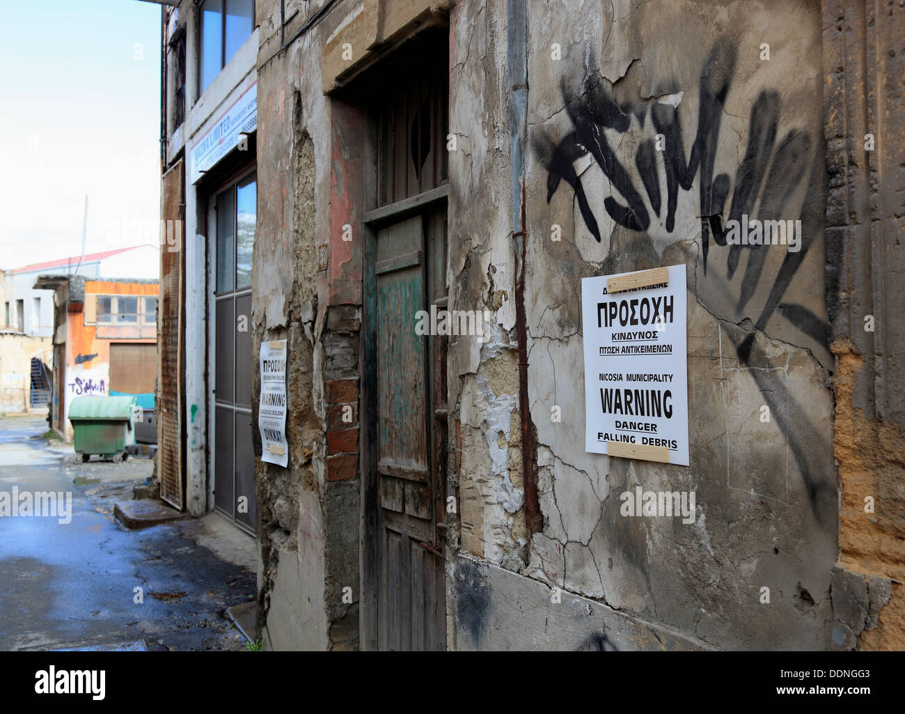 Cyprus, Nicosia, Lefkosia, Old Town, on the Green Line, Green Lane, to ...