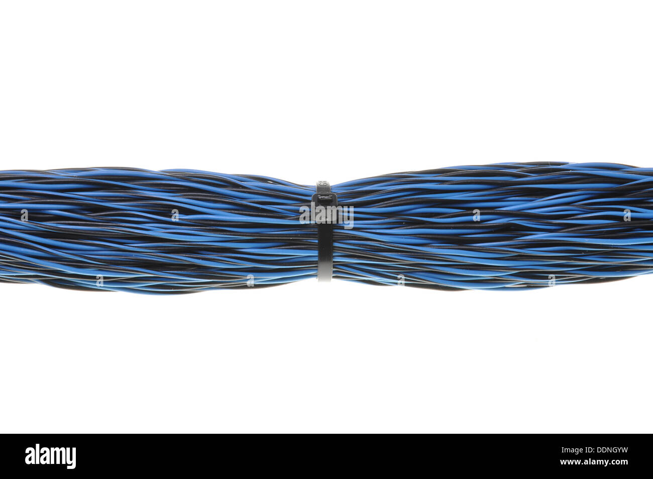 Network cables, wires in telecommunication and computer networks Stock ...