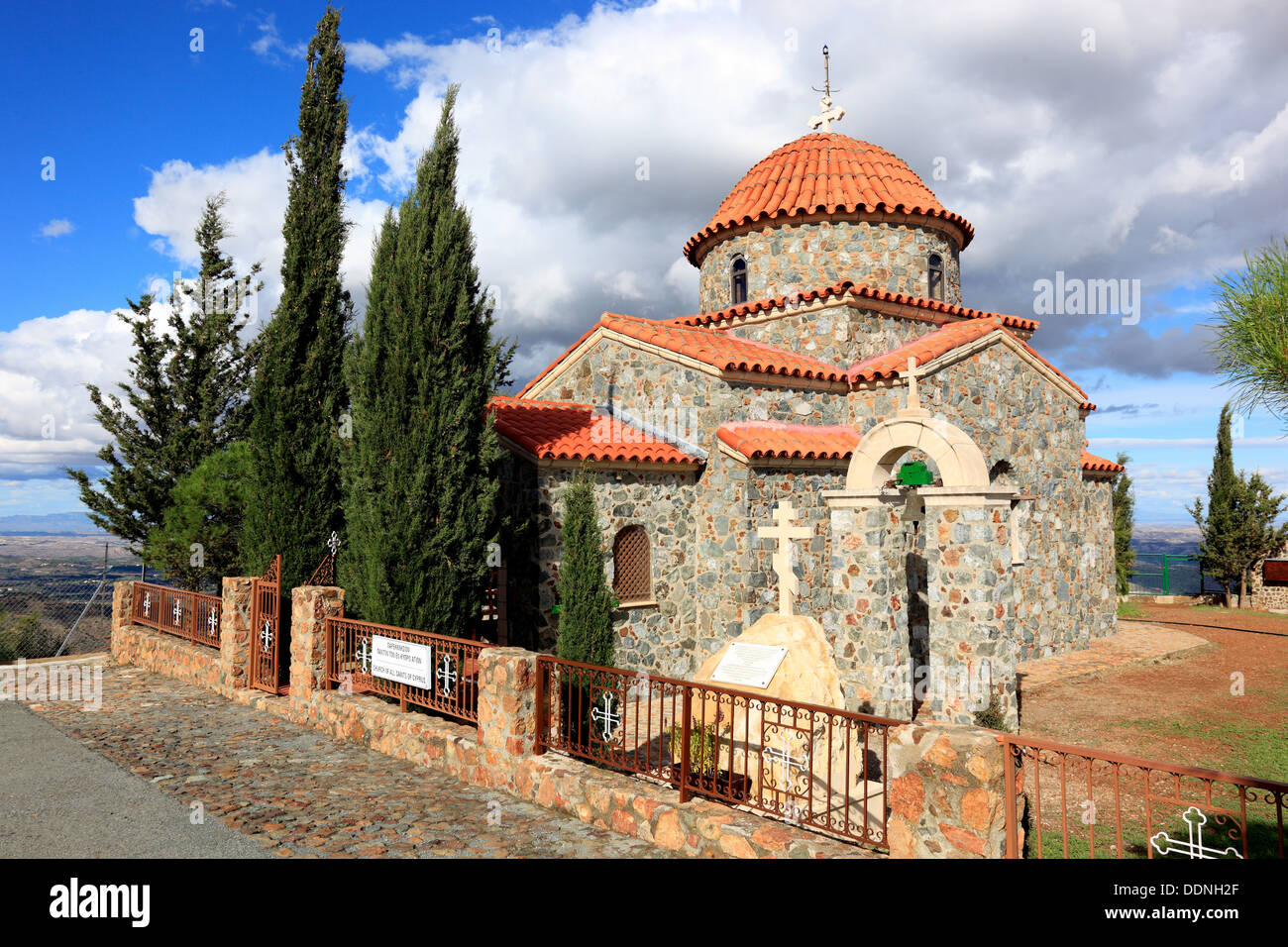 Cyprus, Chapel, Church Of All Saints of Cyprus at the monastery ...