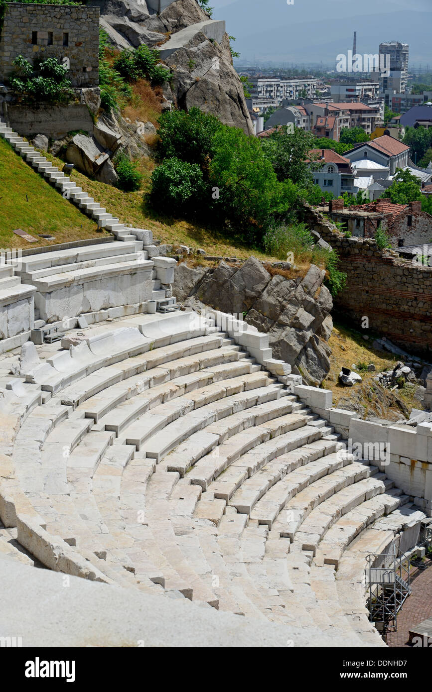 Roman amphitheatre plovdiv hi-res stock photography and images - Alamy
