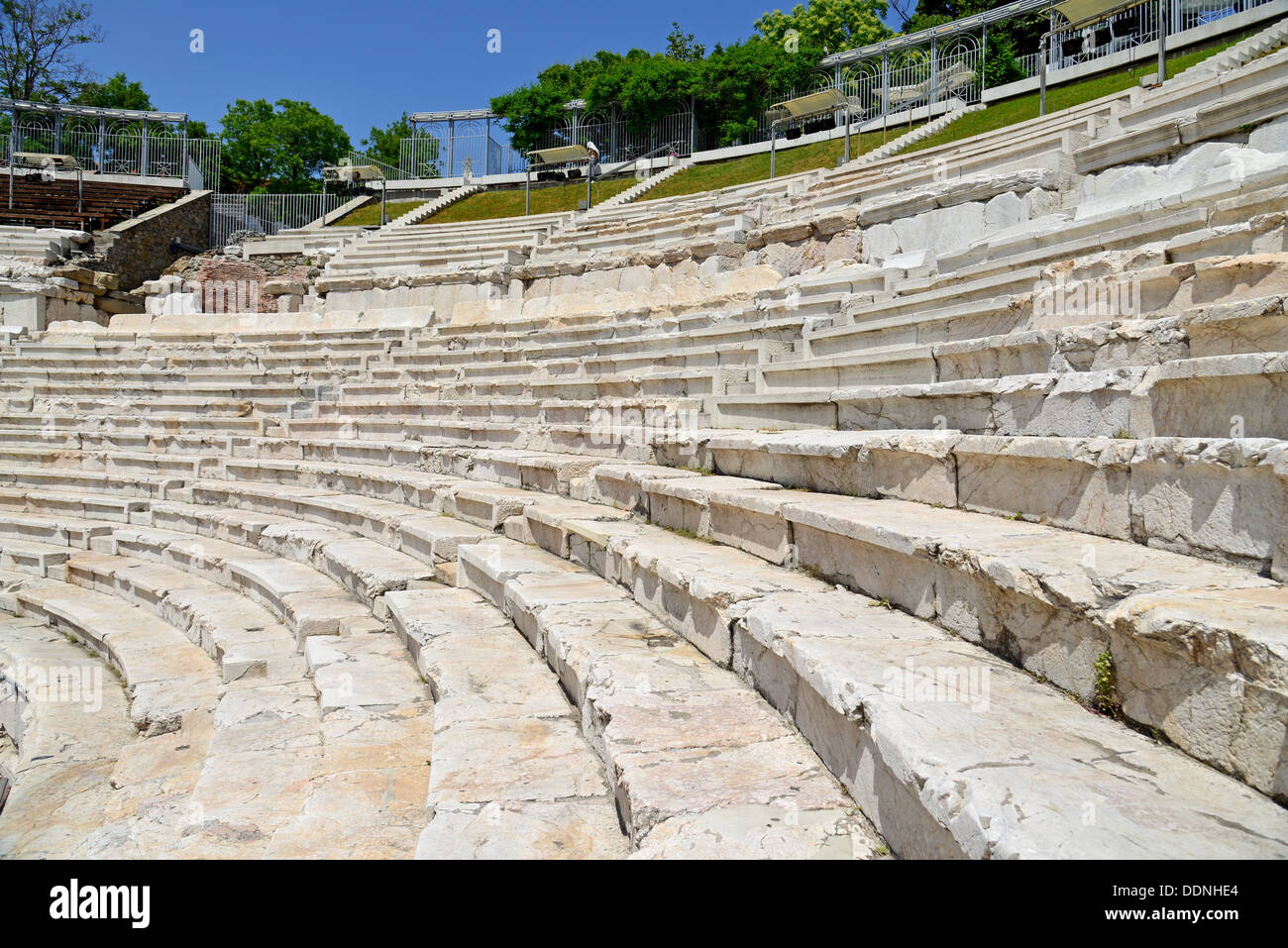 Roman amphitheatre in Plovdiv, Bulgaria Stock Photo - Alamy