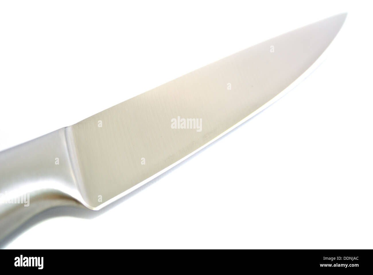 For kitchen knife on a white background Stock Photo - Alamy