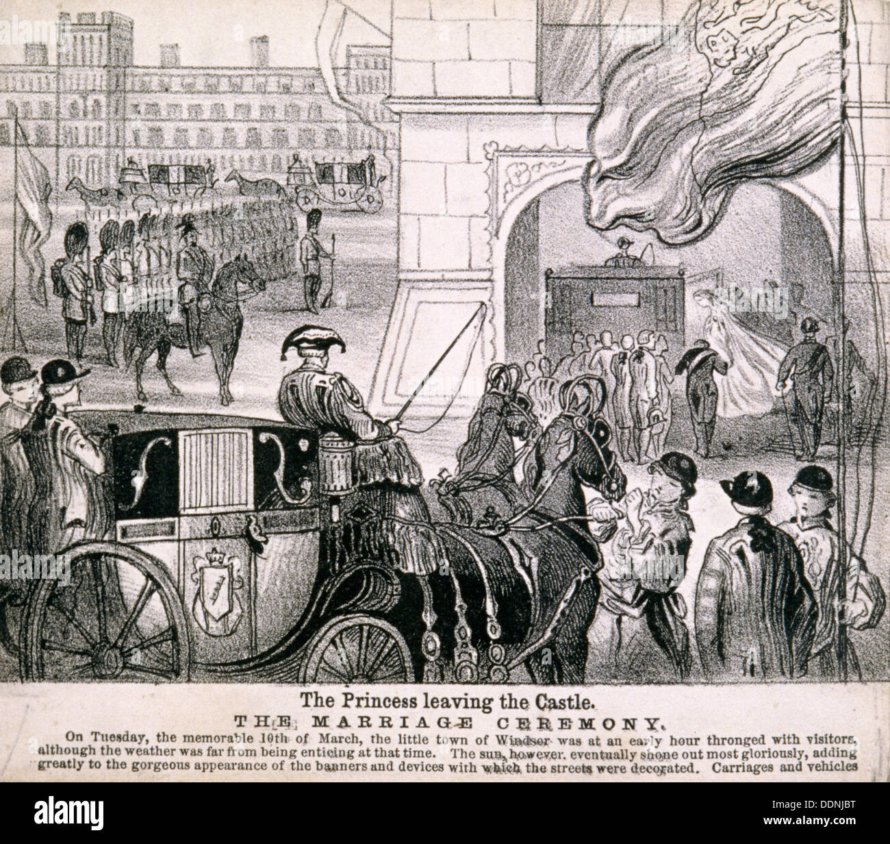 Princess alexandra wedding dress 1863 hi-res stock photography and ...