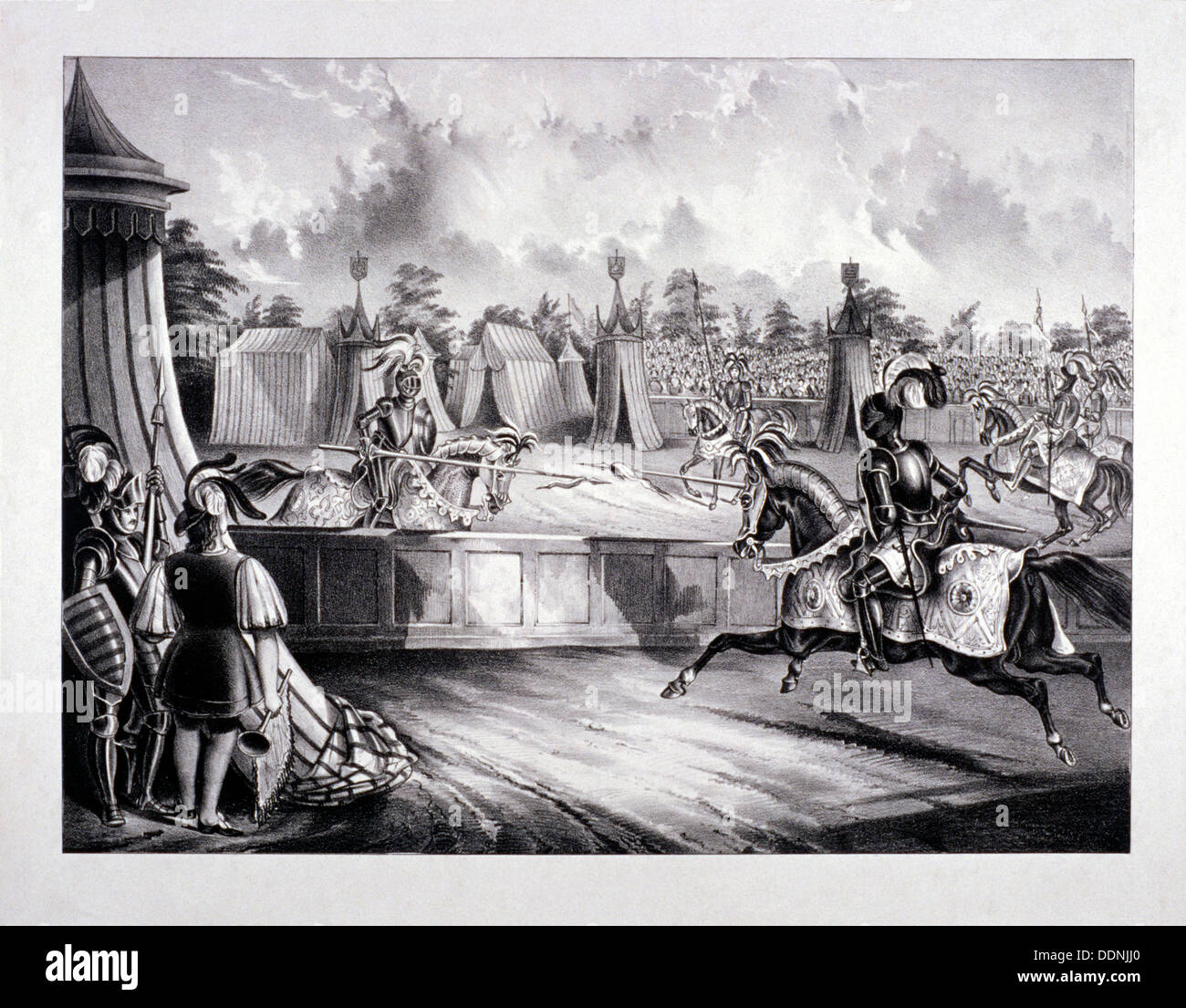 Eglinton Tournament, the Tilt-Yard of the 19th century, near the Regent ...