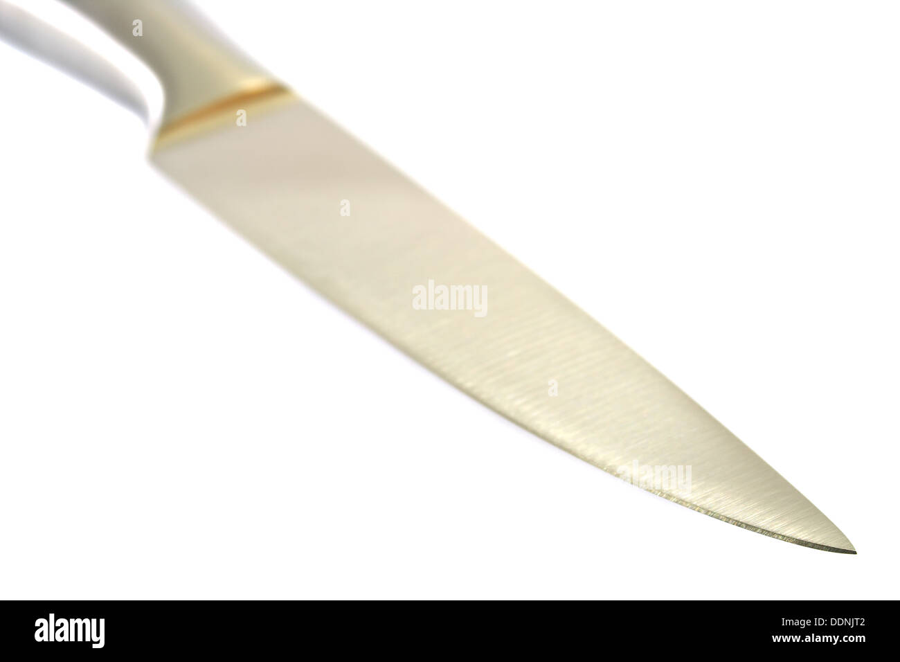 For kitchen knife on a white background Stock Photo - Alamy
