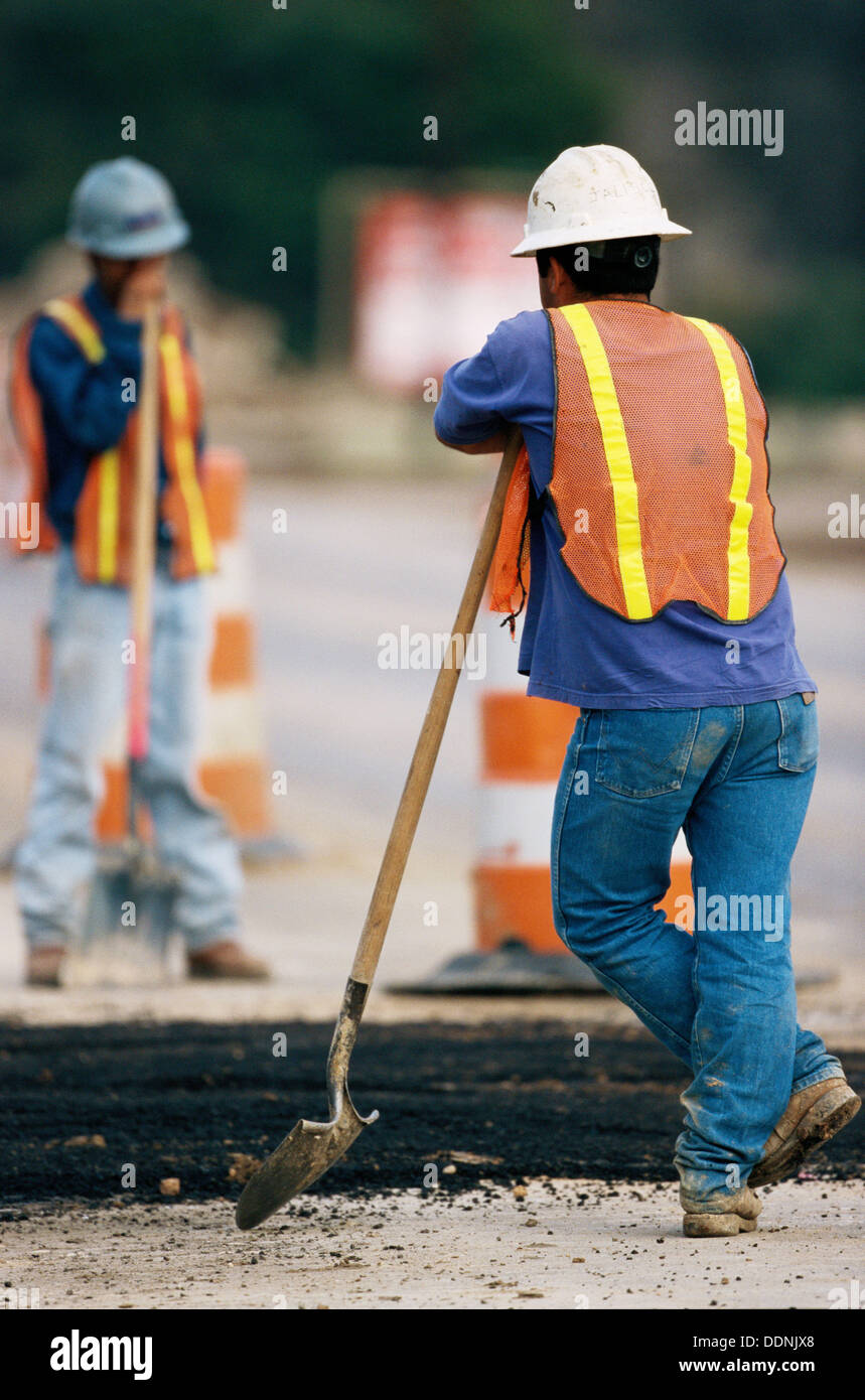 Construction workers resting on work hi-res stock photography and ...