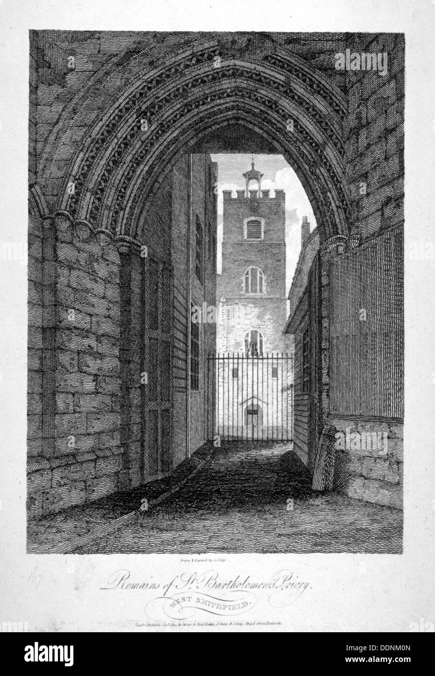 Gateway to the Church of St Bartholomew-the-Great, Smithfield, City of ...