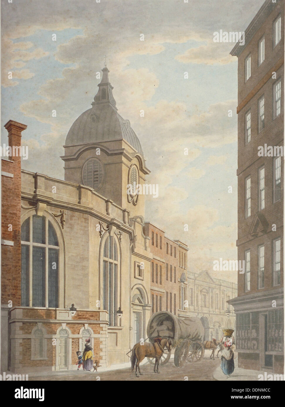 Church of St Benet Fink, Threadneedle Street, City of London, 1797 ...