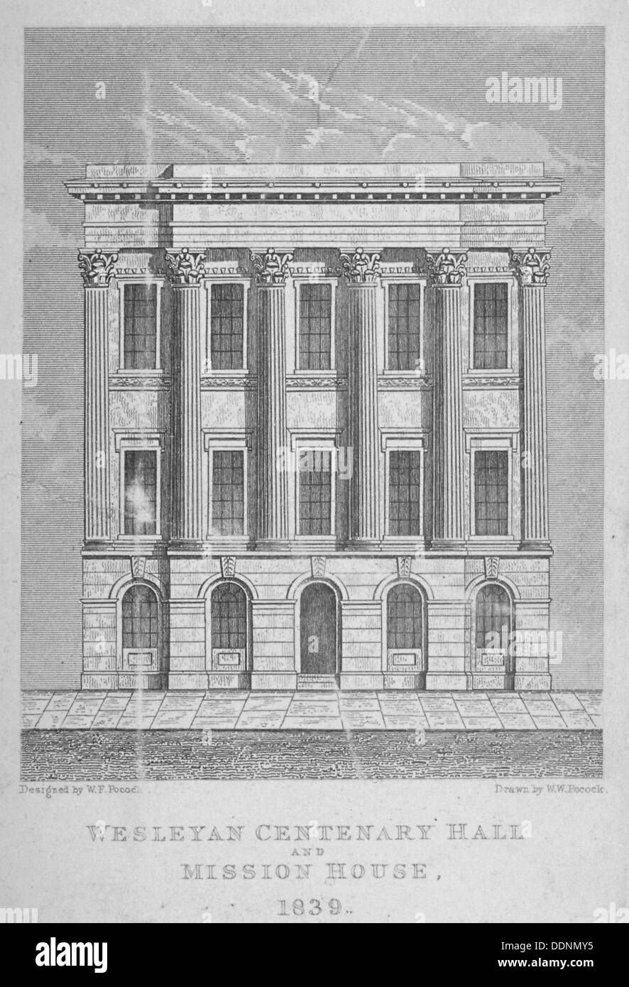 View of the Wesleyan Centenary Hall and Mission House, Bishopsgate ...
