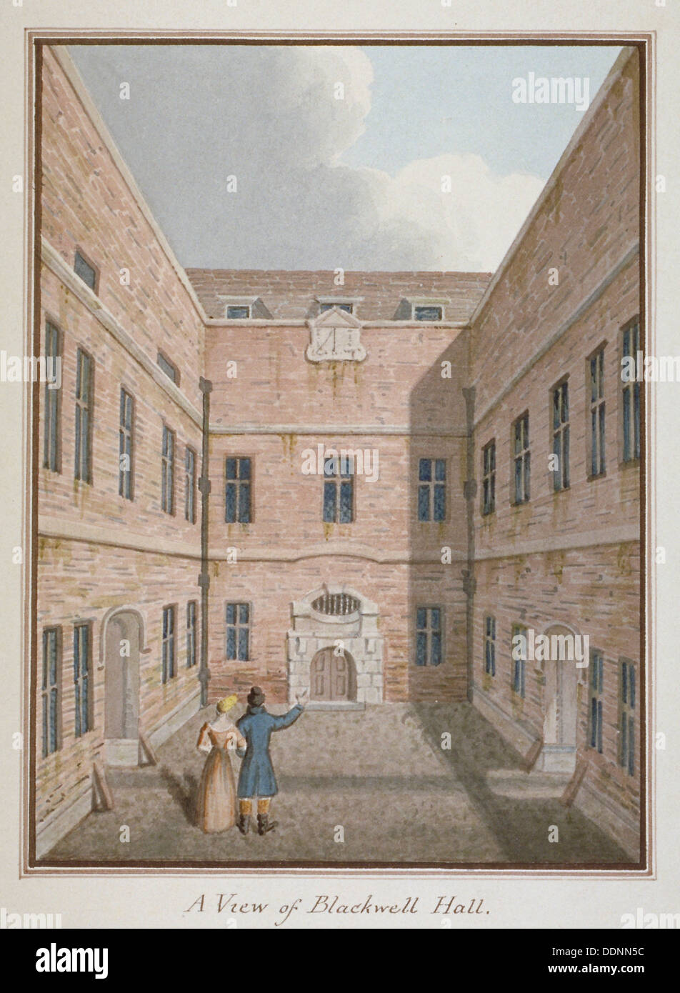Blackwell Hall, City of London, 1819. Artist: Anon Stock Photo - Alamy