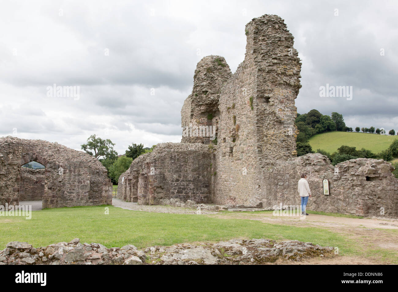 Wales powys castle hi-res stock photography and images - Alamy