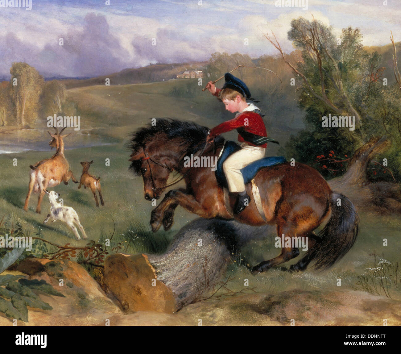 'The First Leap: Lord Alexander Russell on his Pony 'Emerald'', 1829 ...