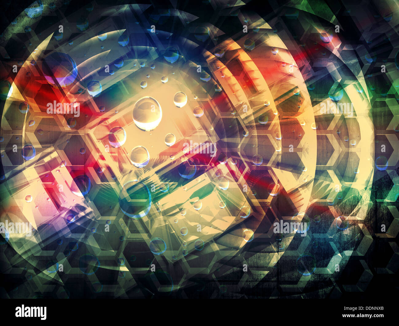 Colorful abstract creativity concept 3d background illustration Stock ...