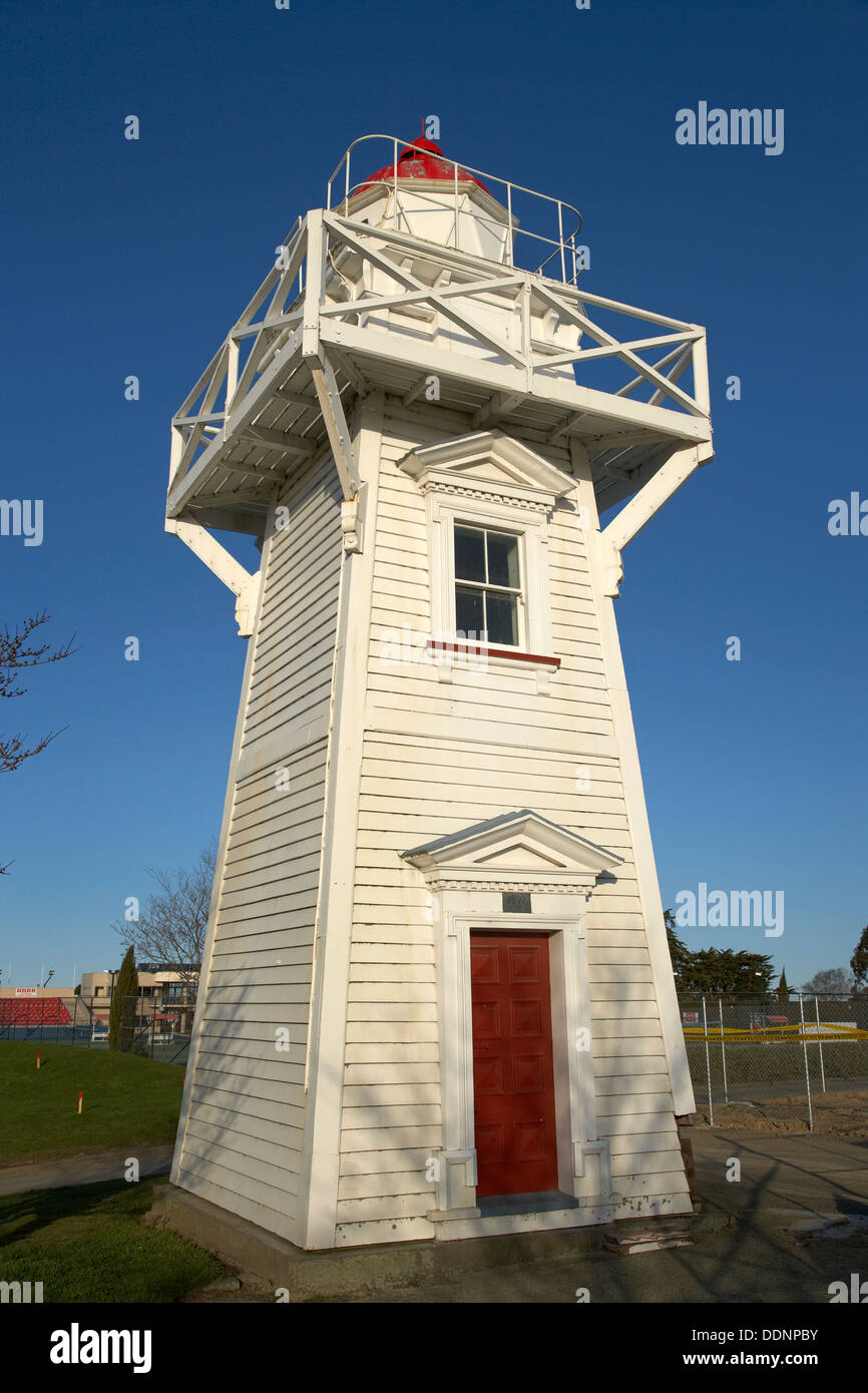 Wooden lighthouse new zealand hi-res stock photography and images - Alamy