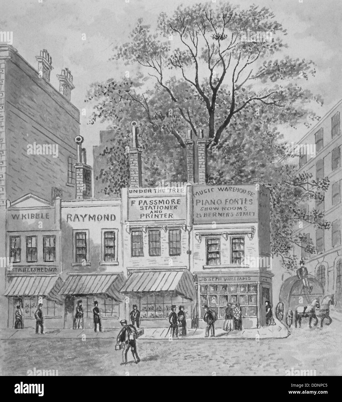 London victorian shopping street 1870 hi-res stock photography and ...