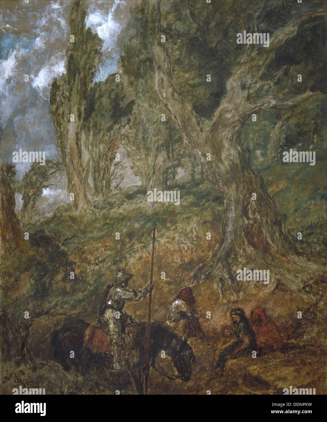 'The Lost Route', 1894. Artist: Sir John Gilbert Stock Photo - Alamy